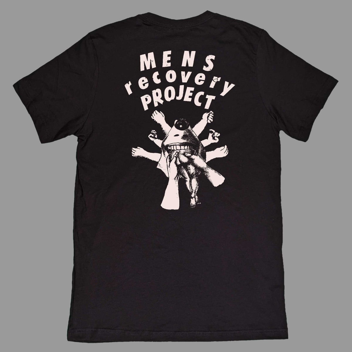 Mens Recovery Project Attacker And Man On Couch Tee Shirt Monoroid